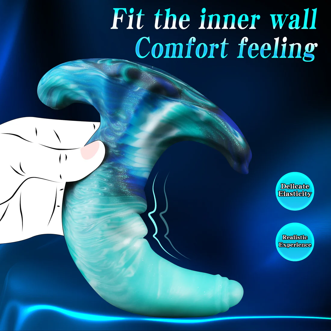 Ocean Monster Fantasy Butt Plug 3 Sizes 1793